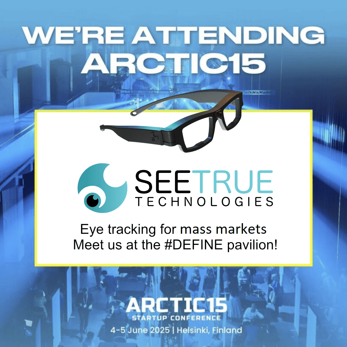 SeeTrue Team is visiting ARCTIC15 in Helsinki! – SeeTrue Technologies